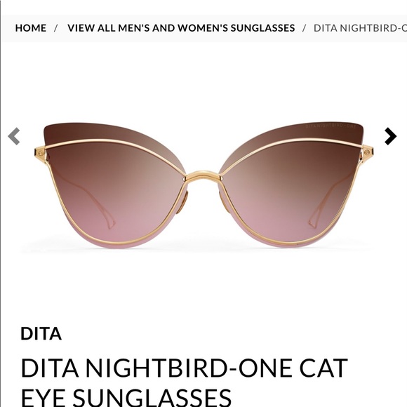 DITA | Accessories | Dita Nightbird Cat Eye Sunglasses | Poshmark